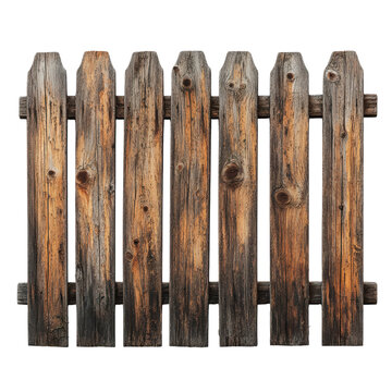Rustic Wooden Fence Panels