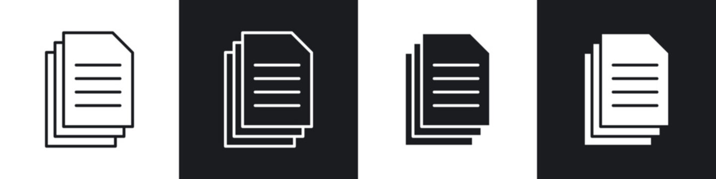Stack Of Documents Icon Images – Browse 56,786 Stock Photos, Vectors ...