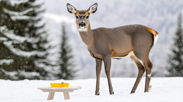 Winter Deer Scene Images – Browse 41,576 Stock Photos, Vectors, and ...