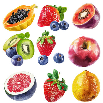 "Fruit Clipart" Images – Browse 2,782 Stock Photos, Vectors, and Video ...