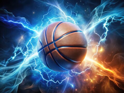 Basketball Lightning Images – Browse 3,460 Stock Photos, Vectors, and ...