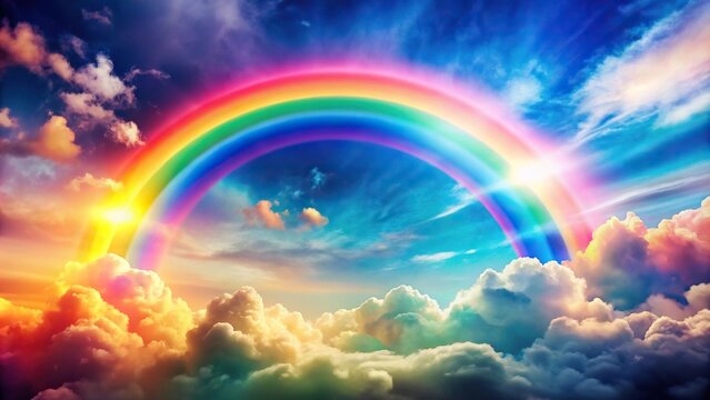 Rainbow Sky Background Images – Browse 496,472 Stock Photos, Vectors ...