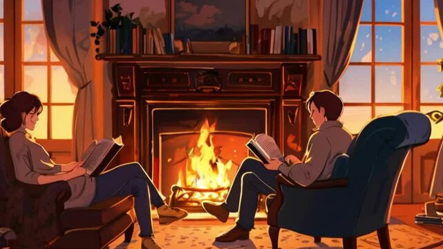 Anime Fireplace Images – Browse 3,232 Stock Photos, Vectors, and Video ...