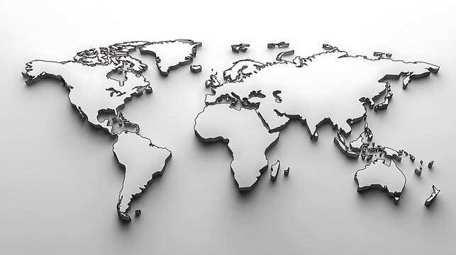 World Map Grayscale Images – Browse 12,984 Stock Photos, Vectors, and ...
