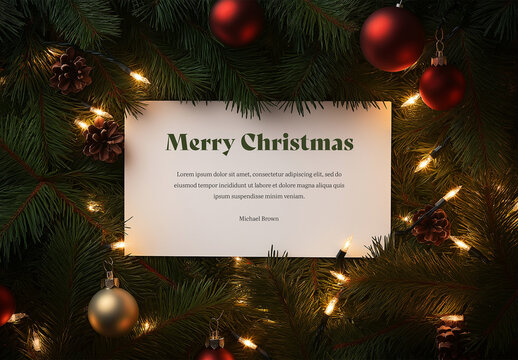 Christmas Lights Mockup Images – Browse 165,650 Stock Photos, Vectors ...