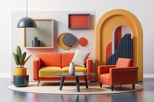 Arch Pendant Lamp By Block 3D Images – Browse 1 Stock Photos, Vectors ...