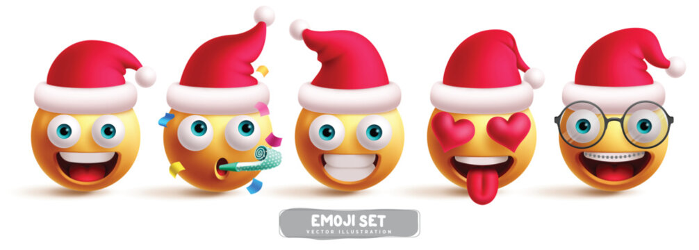 Christmas Emoji Faces