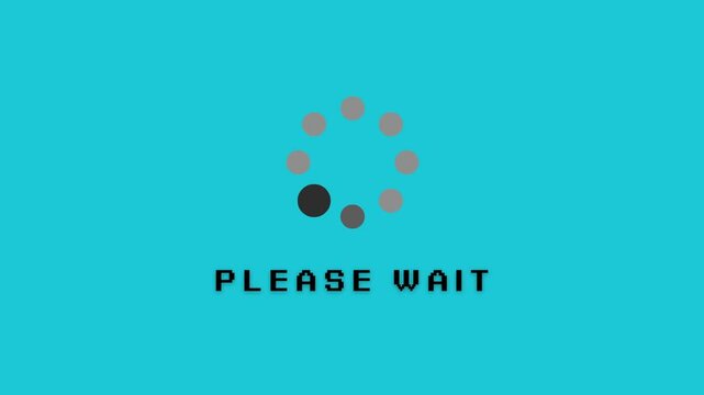 Please Wait Loading Animation