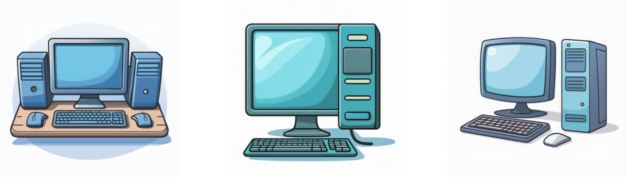 computer cartoon pic