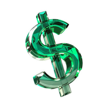 Dollar sign transparent store