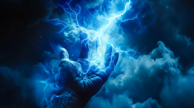 Zeus Lightning Hand Images – Browse 883 Stock Photos, Vectors, and ...