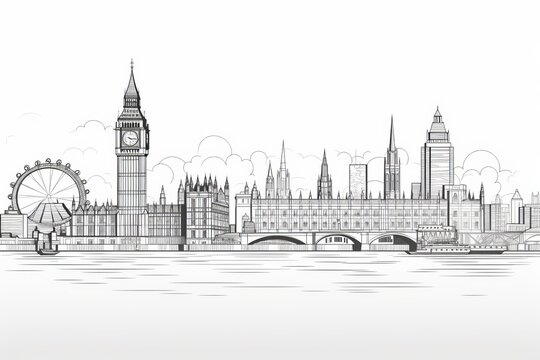 London Line Drawing Images – Browse 12,177 Stock Photos, Vectors, and ...