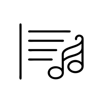 White Music Note Icon