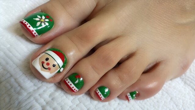Christmas Pedicure Images Browse 1 577 Stock Photos Vectors and Video Adobe Stock