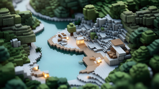 "Voxel Art" Images – Browse 1,924 Stock Photos, Vectors, and Video ...