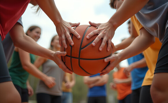 A basketball match store