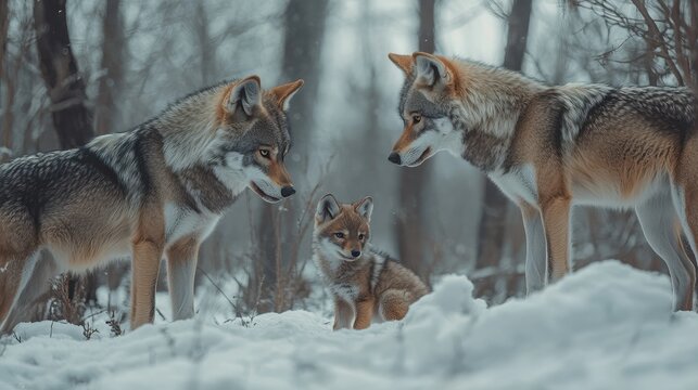 Wolf Family Pictures Wallpapers