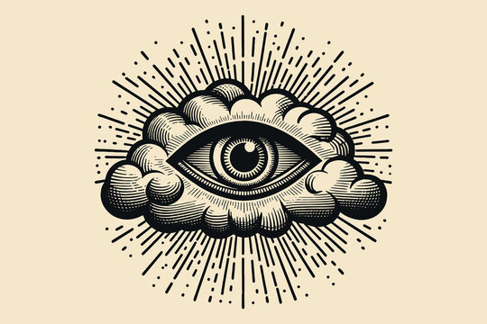 Old School All Seeing Eye Tattoo Meaning