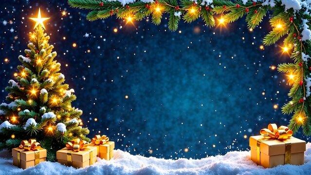 Christmas background decoration store