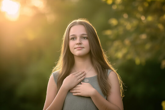 "Hand Over Heart" Images – Browse 94 Stock Photos, Vectors, and Video ...