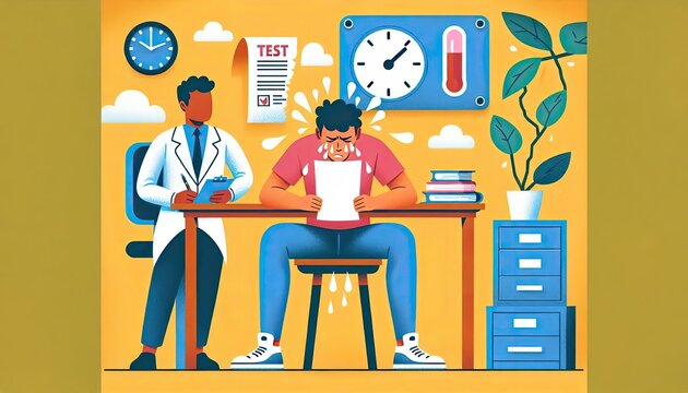 Exam Stress Cartoon Images – Browse 3,830 Stock Photos, Vectors, and ...