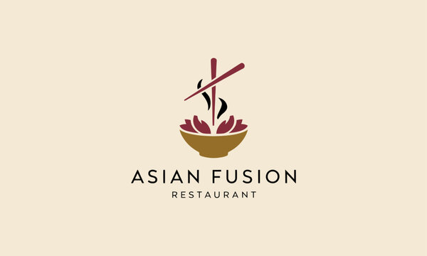 Asian Fusion Logo 30 Best Asian Food Logo Design Ideas You Should