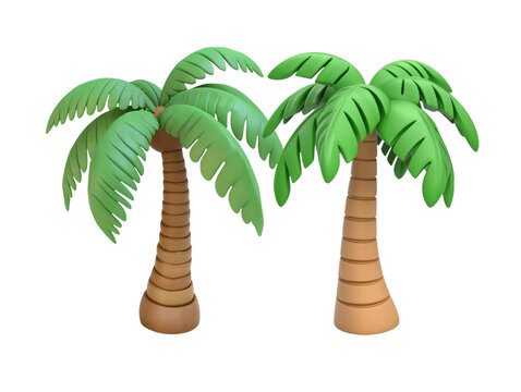 3d Animated Palm Trees