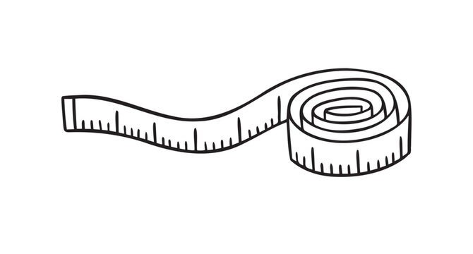 Sewing Tape Measure Clipart
