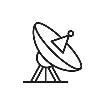 Tv Satellite Dish Vector