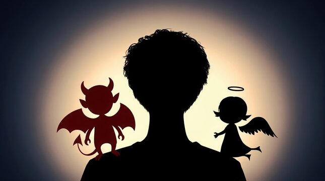 Angel And Devil On Shoulder Images – Browse 541 Stock Photos, Vectors ...