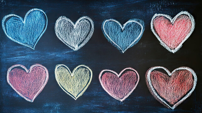 Chalkboard Heart Art