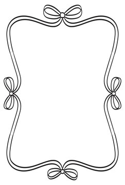 Valentines Day Clip Art Borders Black And White