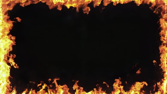 Animated Flame Border