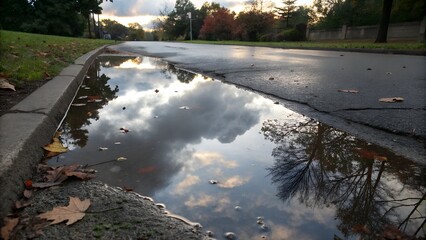 15+ Free Puddle Reflections - Pikwizard