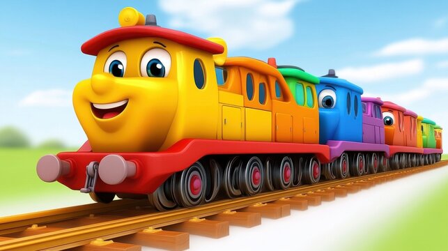 Cartoon Trains For Kids