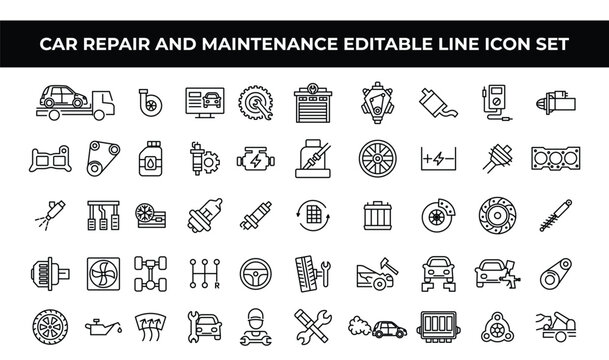 Auto Body Shop Icons Images – Browse 18,495 Stock Photos, Vectors, and ...