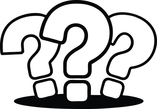Black Question Mark Icon Png