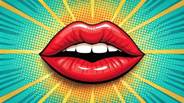 Comic Book Lips