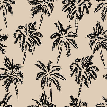Palm Tree Background Pattern