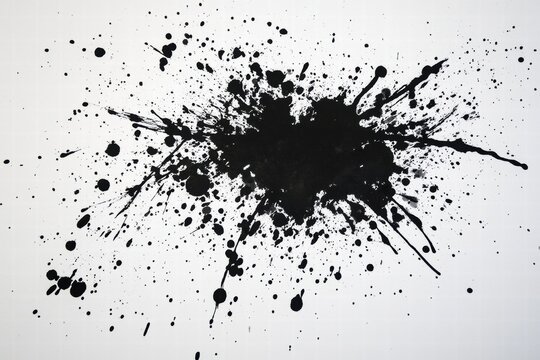 Paint Splash Black Background