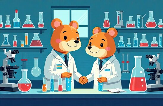 Chemistry Laboratory Cartoon