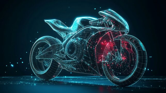 Motorbike Wireframe Images – Browse 3,578 Stock Photos, Vectors, and ...
