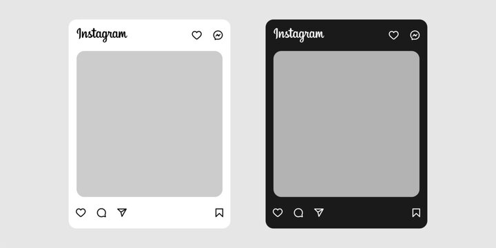Instagram Template Vector
