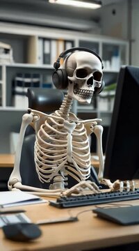 Skeleton Typing Images – Browse 11,741 Stock Photos, Vectors, and Video ...
