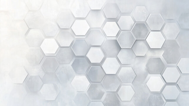Grey Honeycomb Background