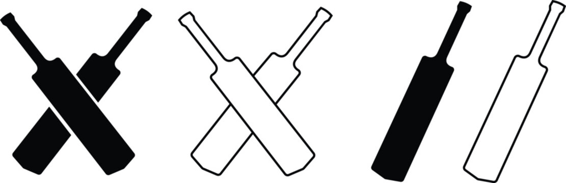 Cricket Bat Icon