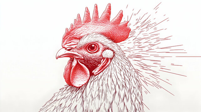 Chicken Face Drawing Chicken Head Sketch Images – Browse 4,758 Stock