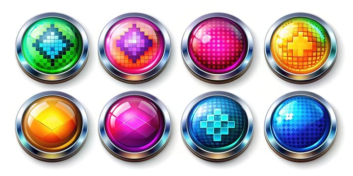"Button Set" Images – Browse 1,055 Stock Photos, Vectors, and Video ...