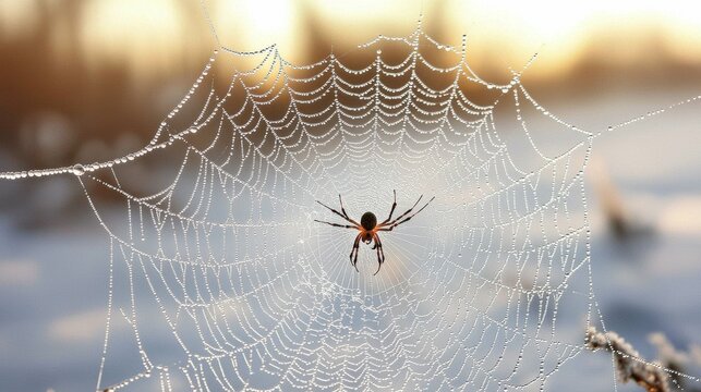 Spider Web Corner Black