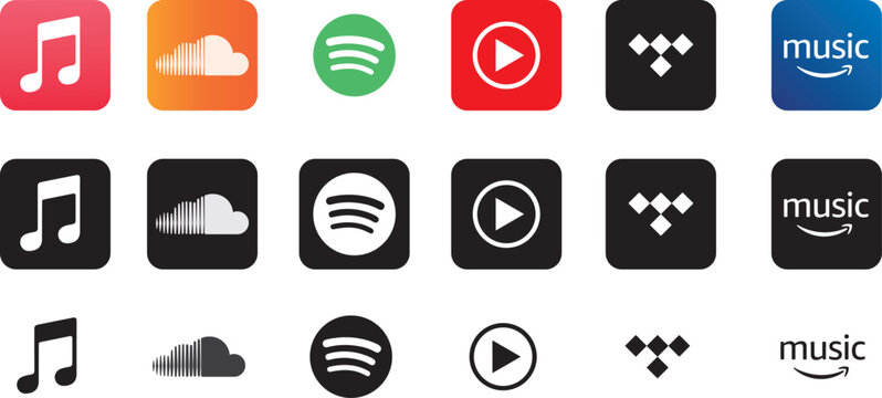 Music Stream Logo Images – Browse 24,114 Stock Photos, Vectors, and ...